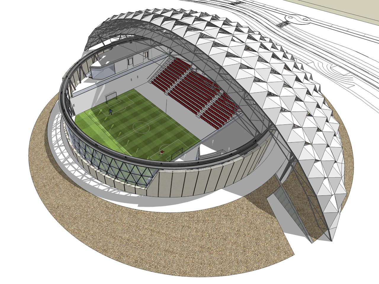 Mini-Stade The Showcase - Données, Photos et Plans - WikiArquitectura